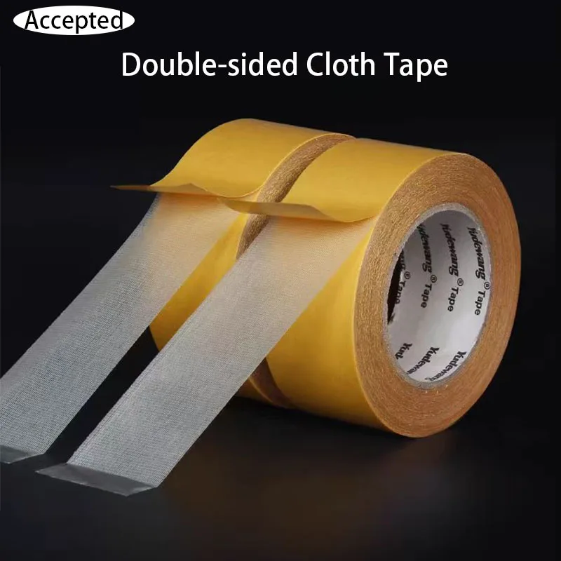 Double-Sided-Fabric-Tape-With-Strong-Fixation-Semi-Transparent-Mesh ...