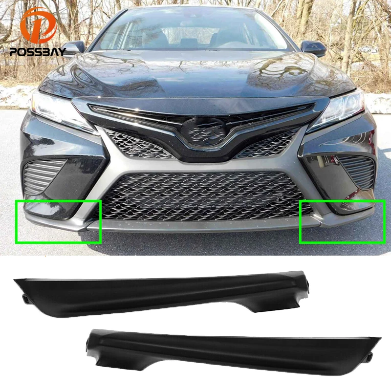 Car-Front-Bumper-Side-Lower-Cover-Trim-ABS-Black-Grille-for-Toyota ...