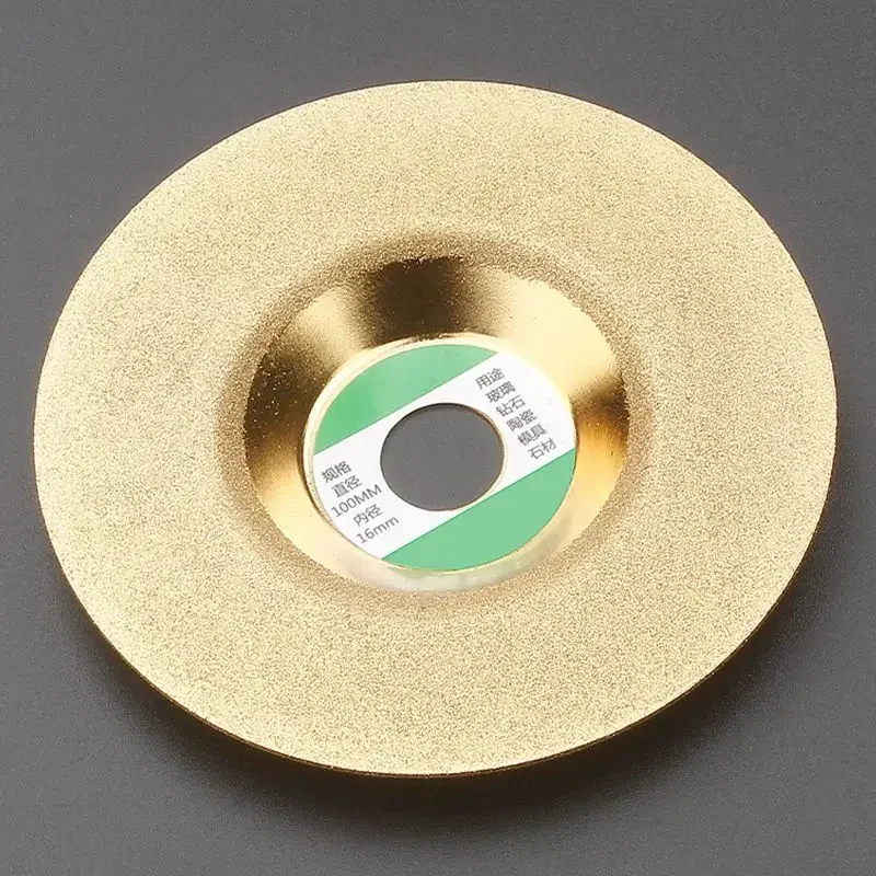 4 inch 100 MM Grit 120 Diamond Grinding Disc Abrasive Wheel Flat/Bowl ...