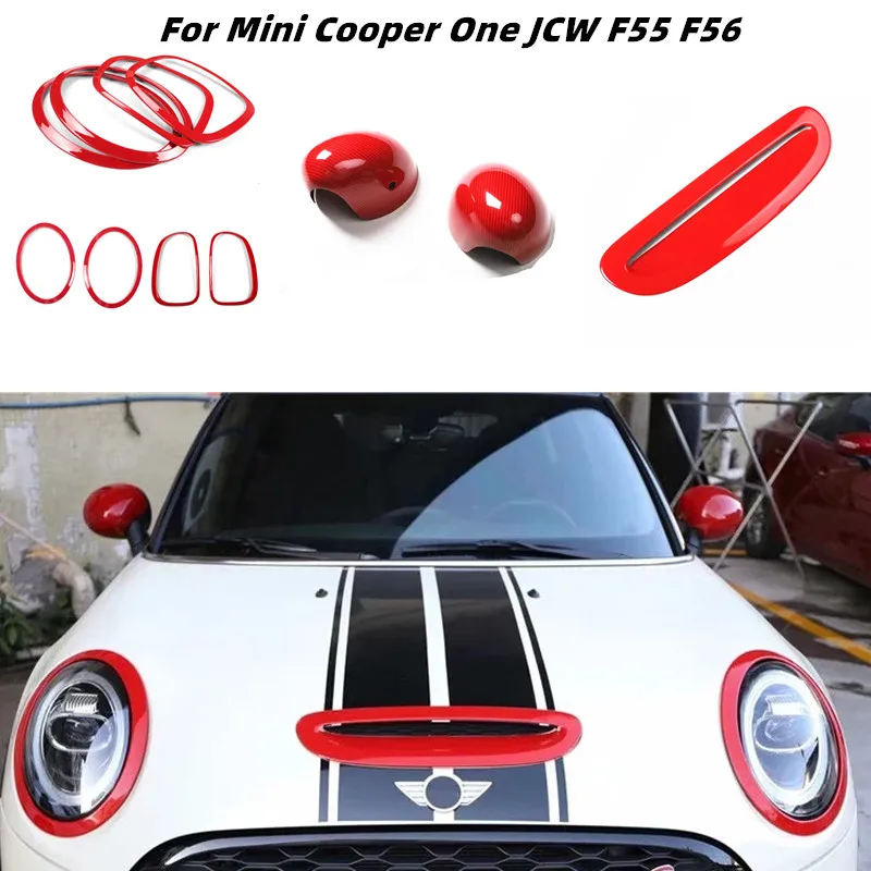 For BMW MINI Mini Cooper F56 F55 Carbon Fiber Decorative Rearview ...