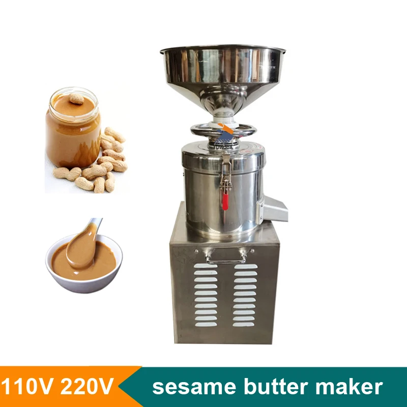 Fully-Automatic-Sesame-Butter-Maker-20-25kg-h-Electric-110v-220v-2200W ...