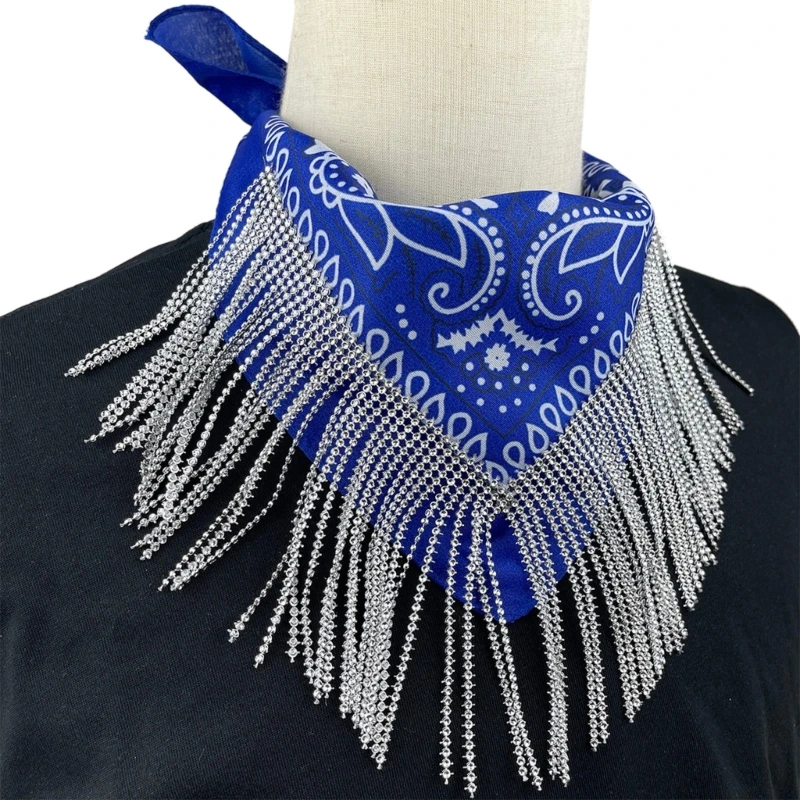 Exquisite-Versatile-Turban-Bar-Bandana-with-Diamond-Fringe-Headscarf ...