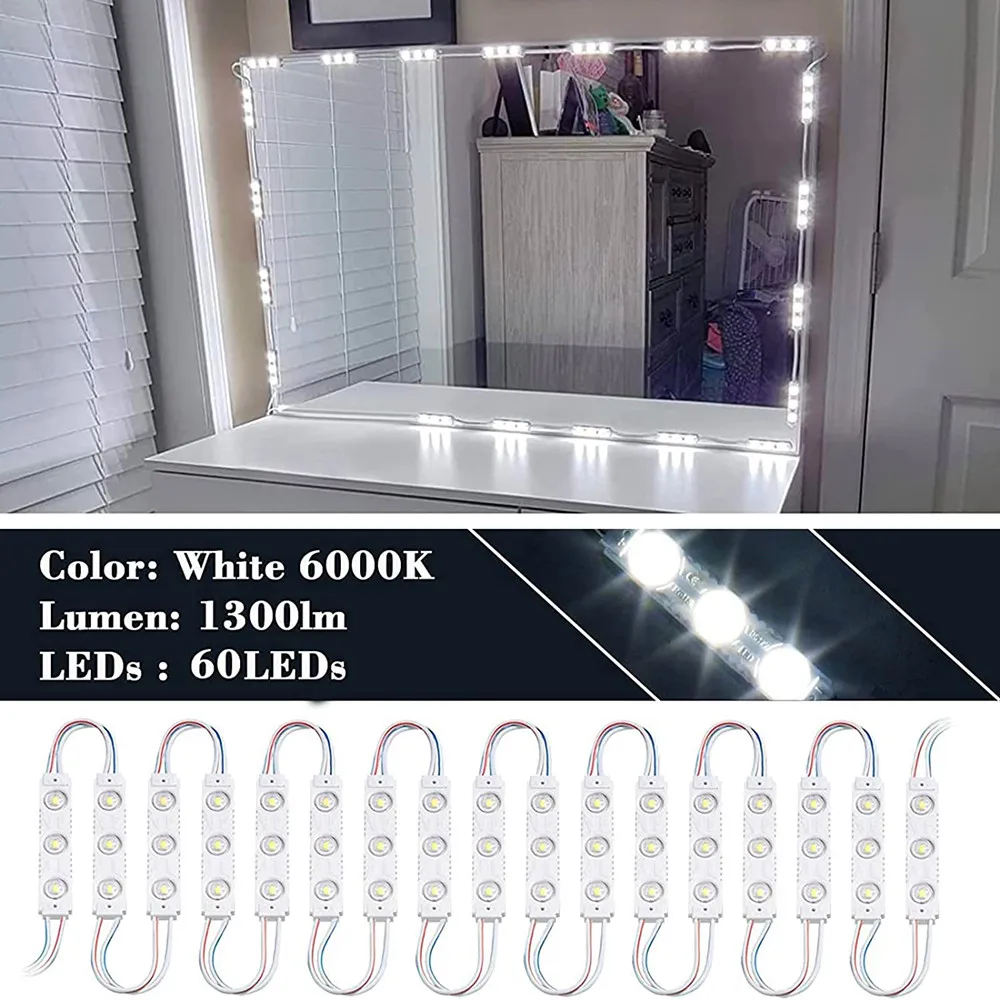 LED-Vanity-Mirror-Lights-Hollywood-Style-Make-Up-Light-10ft-Ultra ...