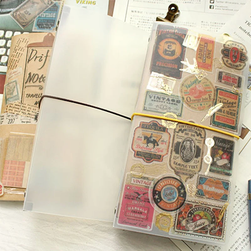 Carpeta-de-PVC-para-cuaderno-de-viajero-para-planificador-relleno-de-p ...