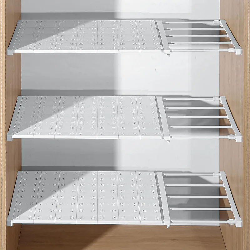 Adjustable-Storage-Shelves-for-Wardrobe-Kitchen-Bathroom-No-Drilling ...