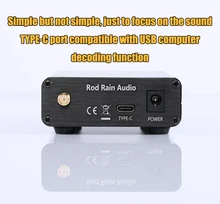 Rod Rain Audio 블루투스 5.1 무선 수신기, 사운드 DAC APTX-HD, 무손실 LDAC 디코더 이어 앰프 ...