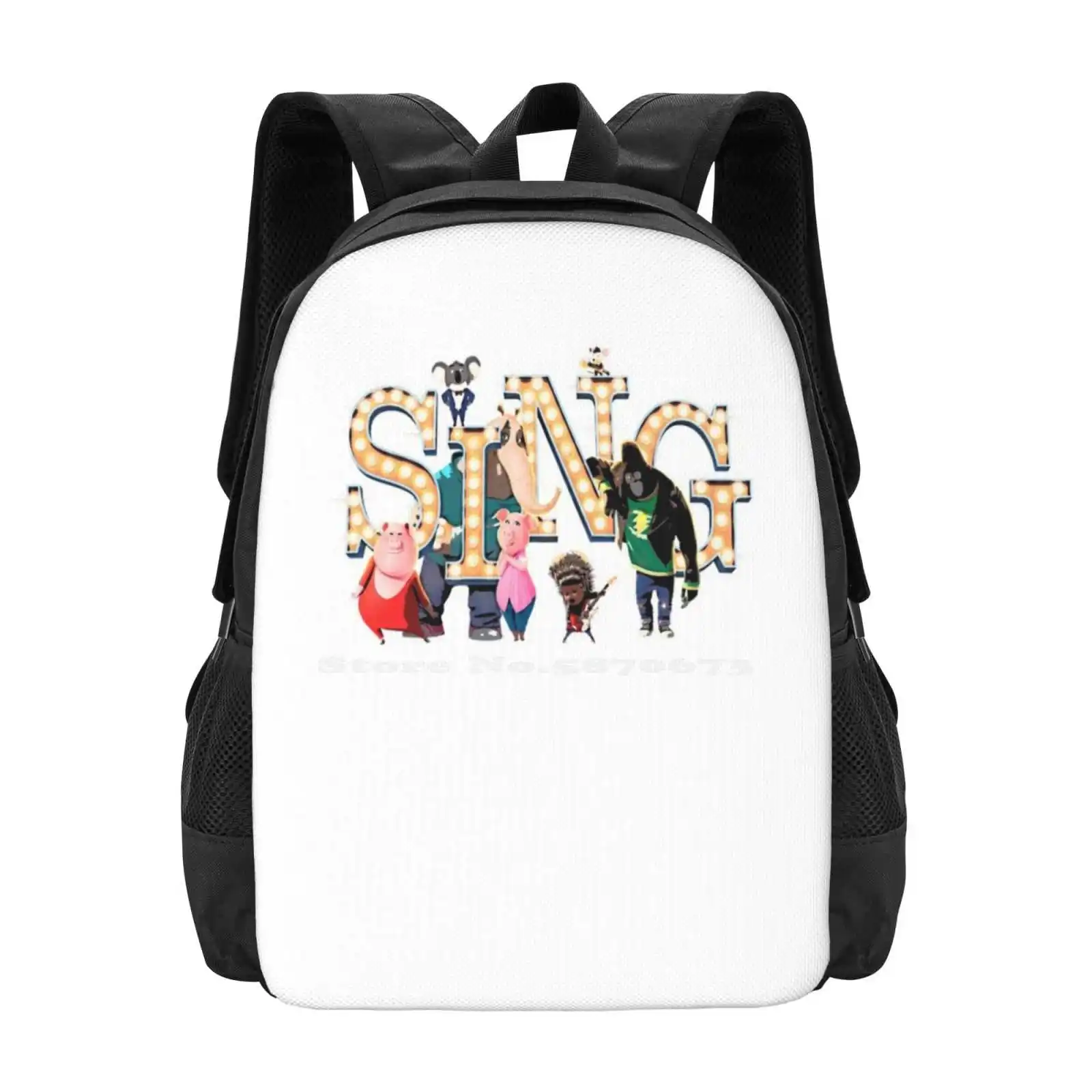 Sing-Movie-Picture-Style-Hot-Sale-Backpack-Fashion-Bags-Sing-Movie-Film ...