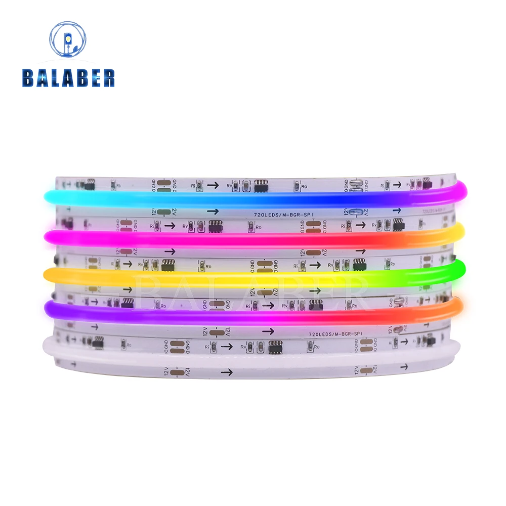 COB 720 576 SPI RGB IC LED Light Strip Ws2811 Addressable LEDs Dream ...