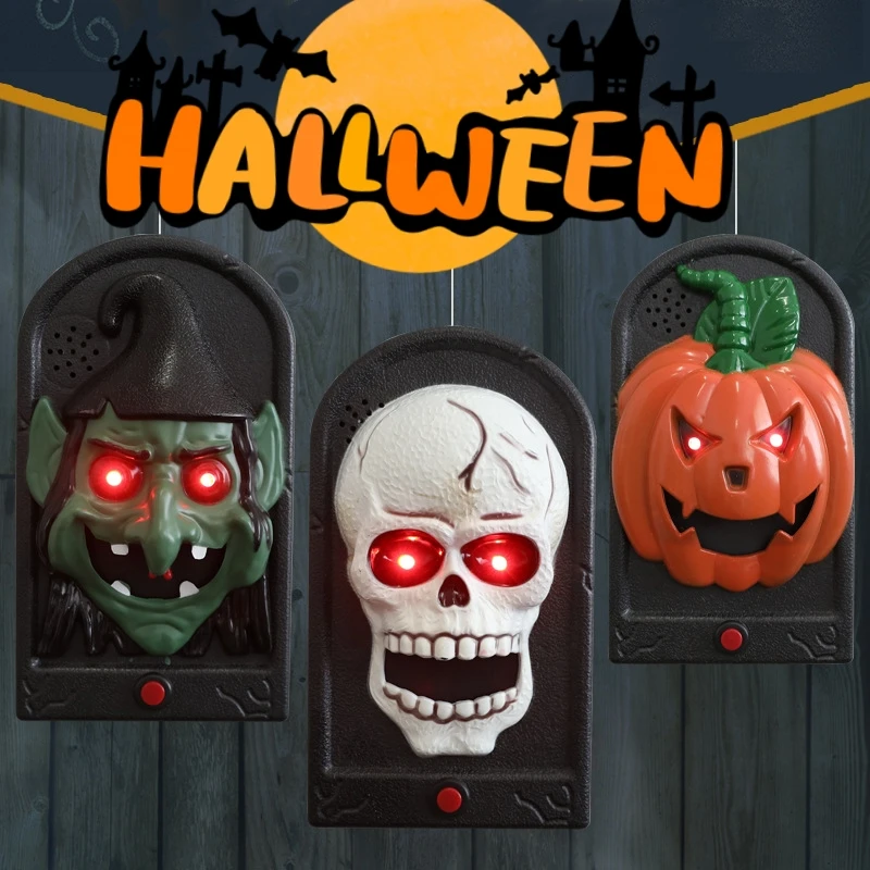 Halloween-Horror-Door-Bell-Luminous-Eyeball-Halloween-Decoration-with ...