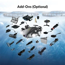 Fifish-Mini Rov Drone Subaquático com Câmera 4K, V6E, Mergulho ...