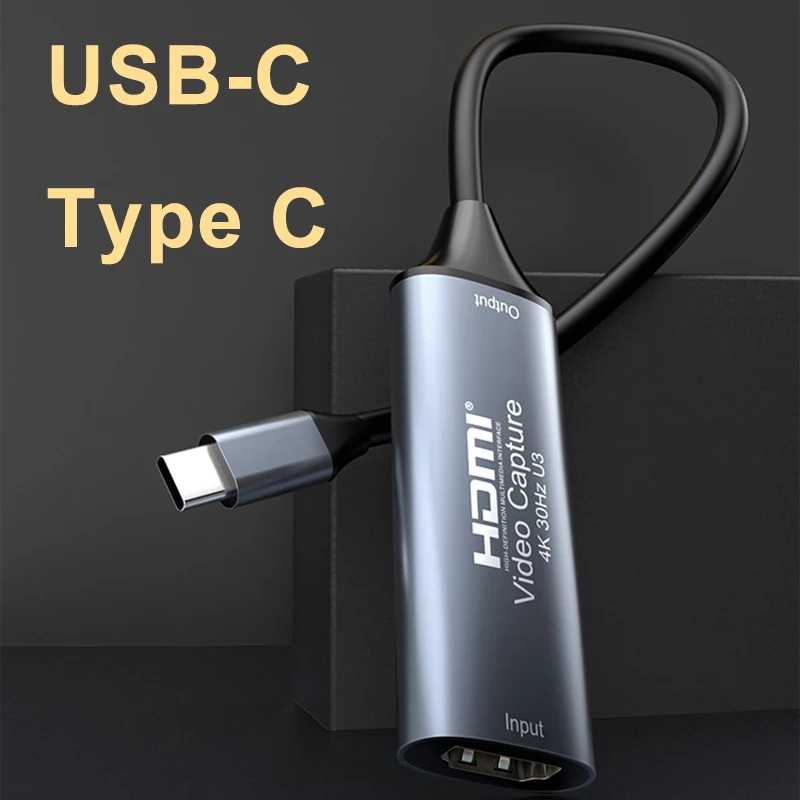 4K-TypeC-Video-Capture-Card-1080p-60fps-USB-C-To-HDMI-Video-Recording ...