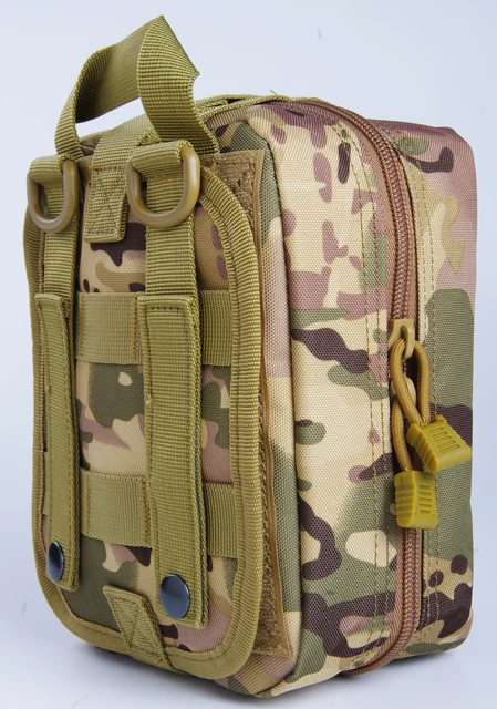 First Aid Survival Kit Tactical IFAK Pouch Supplied full set Molle ...