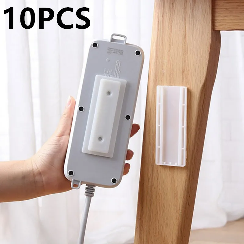 1-2-5-10PCS-Self-Adhesive-Desktop-Socket-Fixer-Hanging-Power-Strip ...