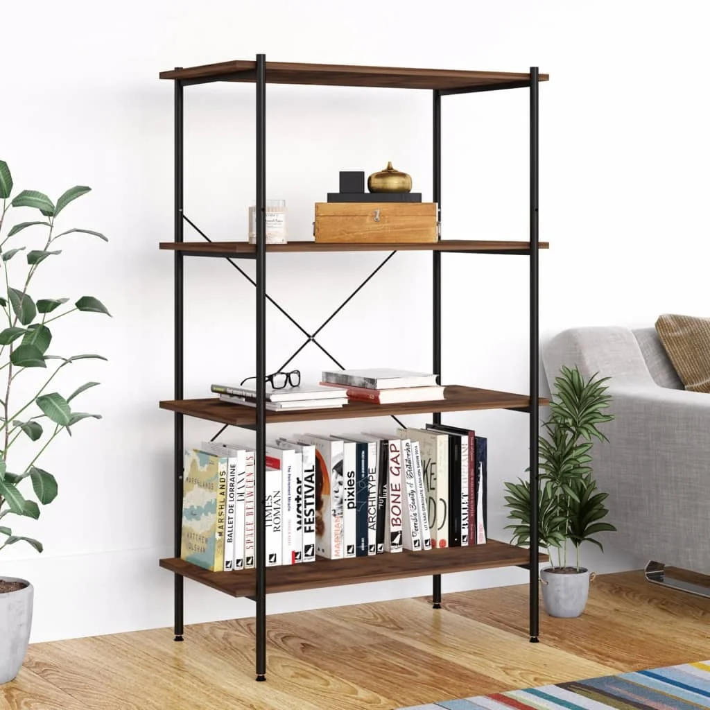 Dark Wooden Bookshelf