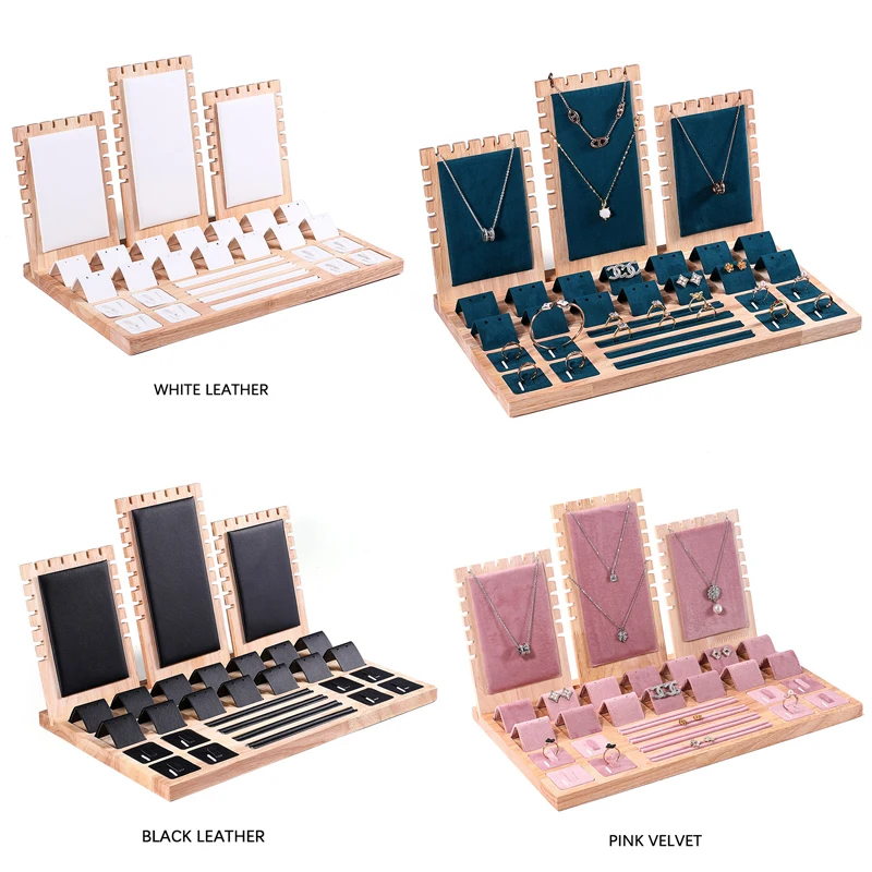 Solid-wood-necklace-stand-fashionable-jewelry-display-stand-pendant ...