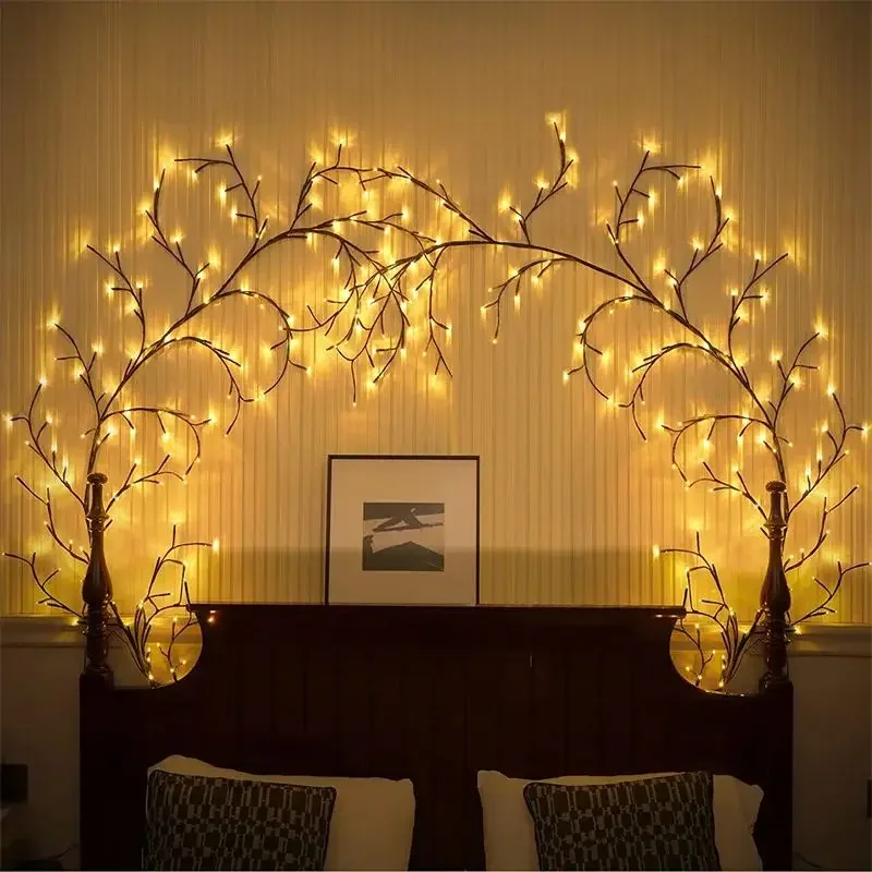 Shiny-Enchanted-Willow-Vine-Bendable-Lighted-Vine-Tree-Branch-Led-Wall ...