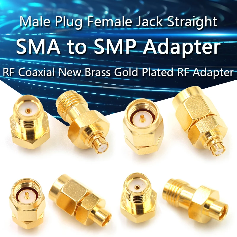 SMA To SMP Male Plug Female Jack Straight Connector SMP To SMA RF ...