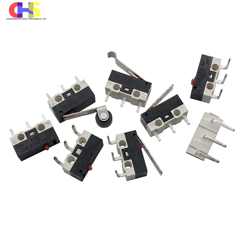 10pcs-1A-125V-AC-Micro-Limit-Switch-3Pin-Suitable-For-Computer-Mouse ...