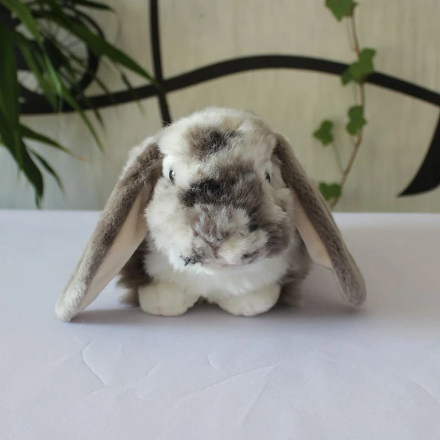 Grey Christmas Rabbit