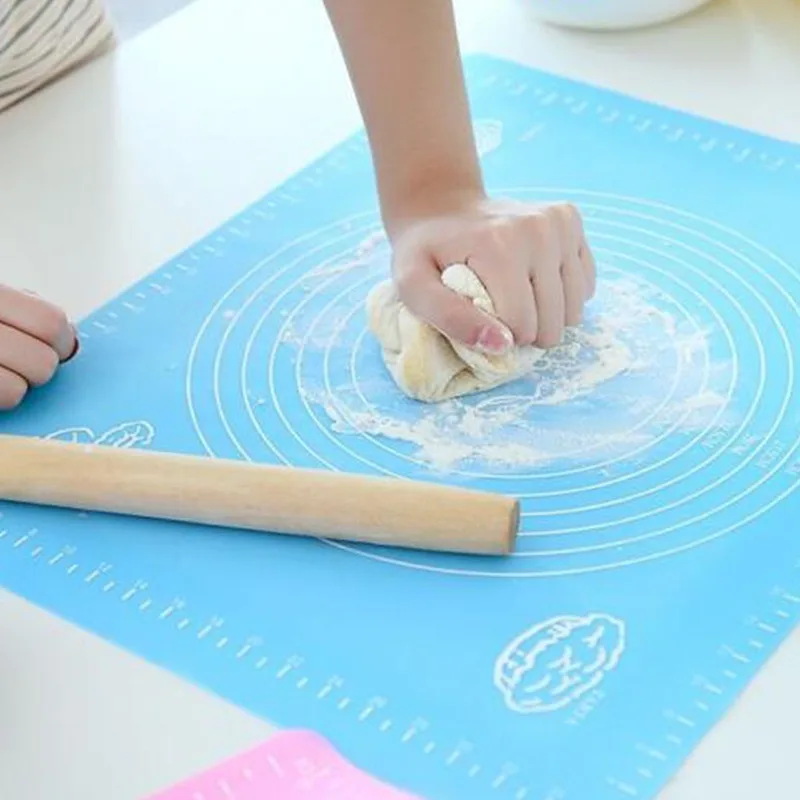 PinkBlue-Silicone-Mat-Kitchen-Kneading-Dough-Baking-Mat-Dough-Pads ...