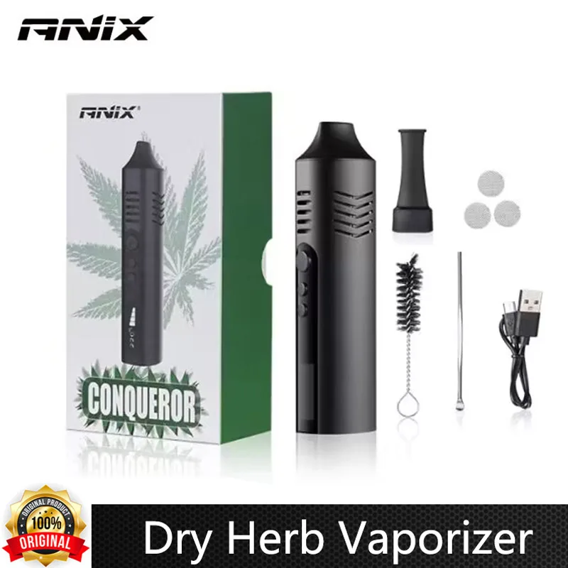 Original-Dry-Herb-Vaporizer-Anix-Conqueror-Kit-2200mAh-Battery-Tobacco-Heating-Device-Portable ...