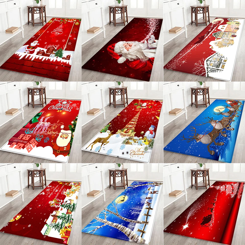 Merry-Christmas-Santa-Carpet-Living-Room-Home-Decor-Kitchen-Hallway ...
