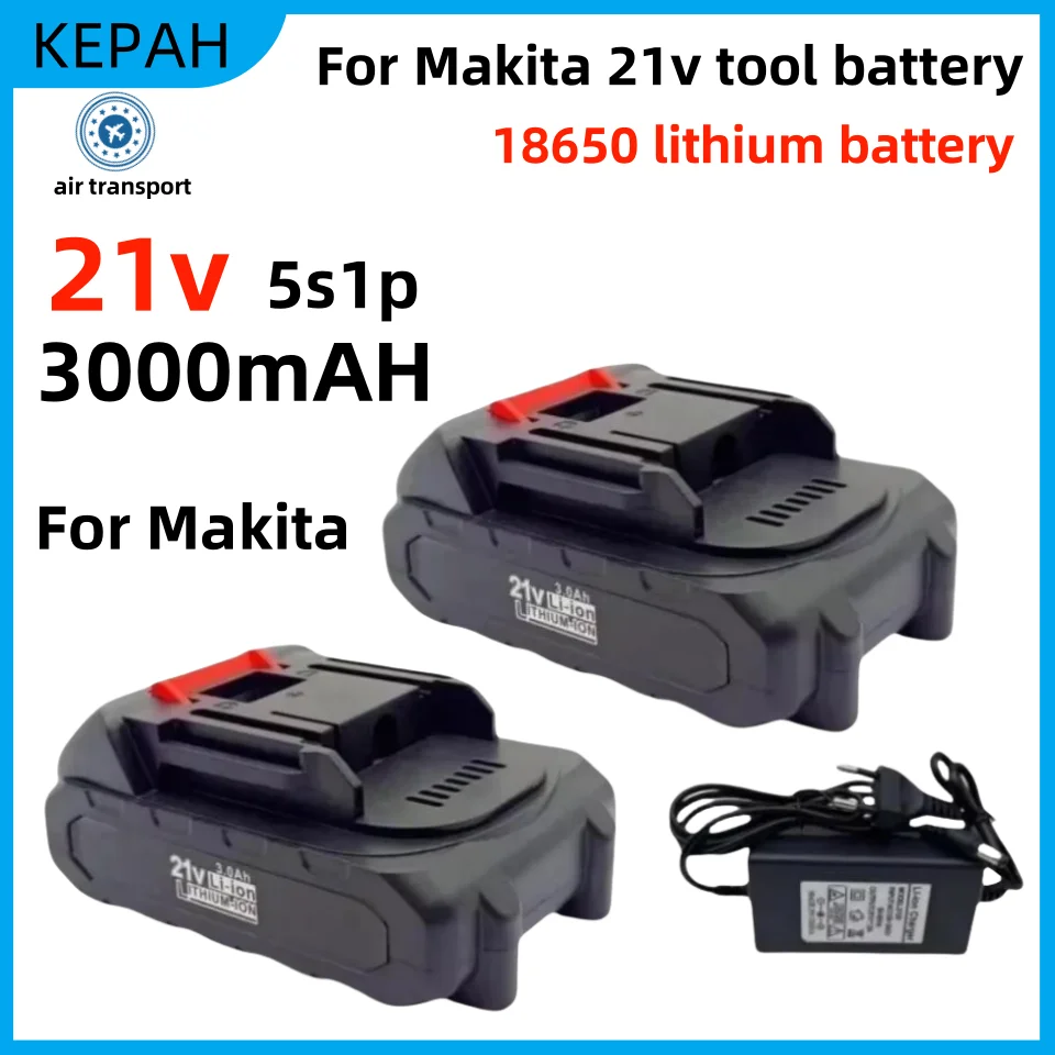 Original-5s1p-3000mAh-21V-Rechargeable-Lithium-Ion-Battery-for-Makita-18V-20V-Cordless-Dirll ...