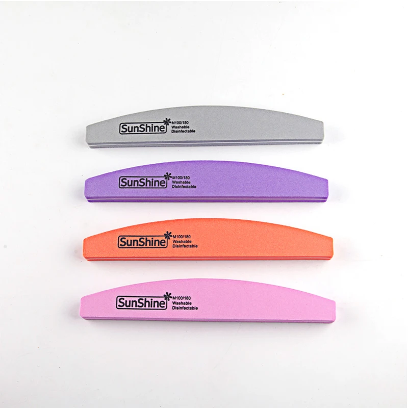 SunShine-10Pcs-lot-Professional-Nail-File-Sponge-File-Half-Moon-Nail ...