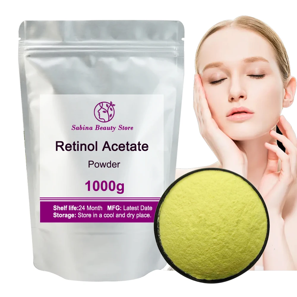 Hot-Supply-Retinol-Acetate-Powder-Vitamin-A-Acetate-Powder-Cosmetic-Raw ...