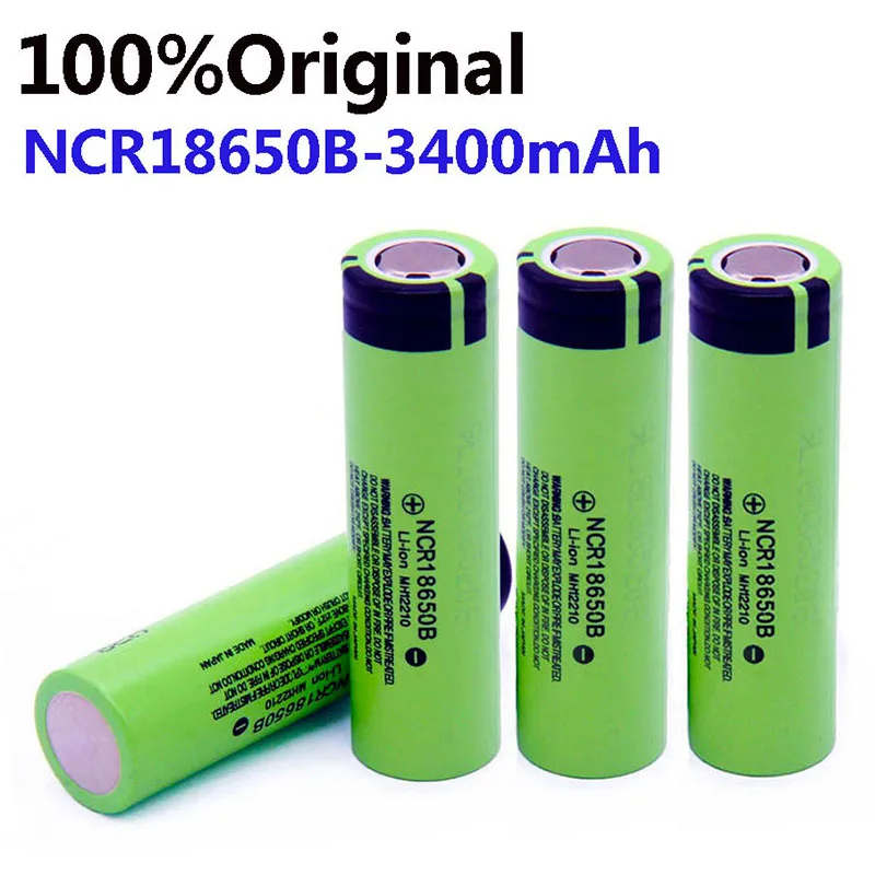 3,7v 100%Original,18650,3400mah,batería.recargable.nueva, NCR18650B ...