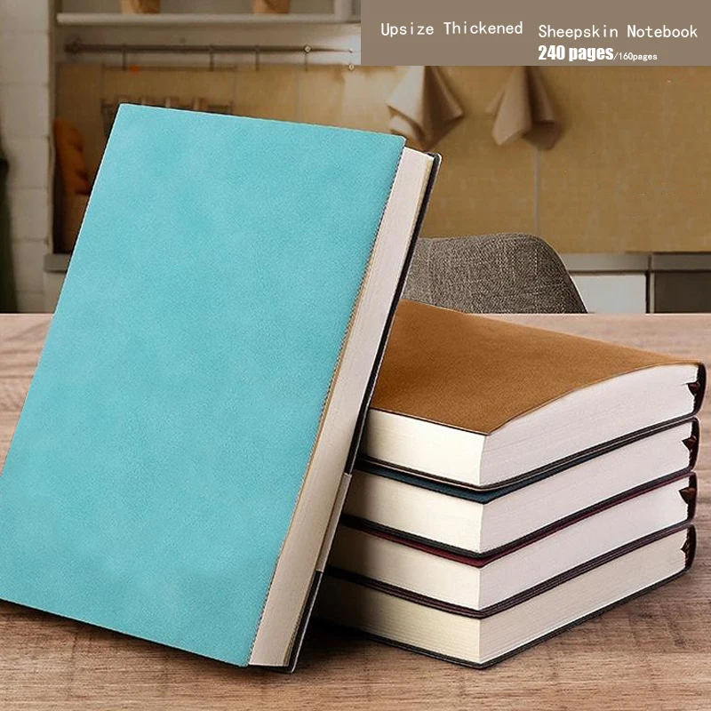 Thickened-A5-A6-B5-Business-Pu-Notepad-Sheepskin-Student-Stationary ...
