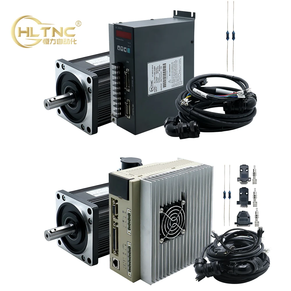 HLTNC 110ST M04030 M06020 1.2KW 220V AC Servo Motor Kit 3000Rpm 4N 6N Engine With T3L T3M RS485 ...