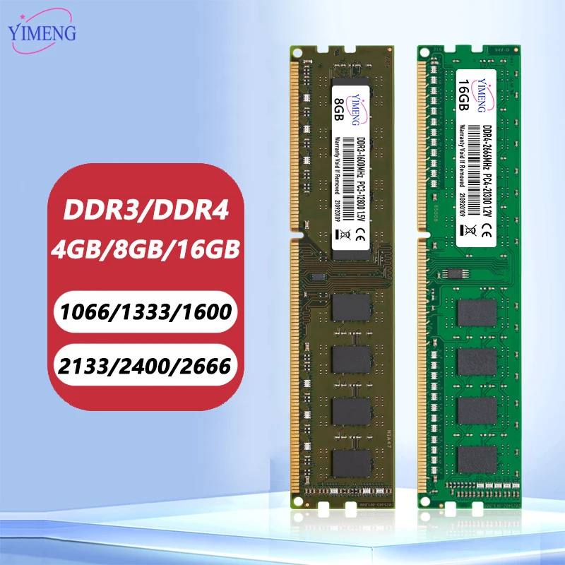 DIMM-Memory-Ram-DDR2-DDR3-DDR4-4GB-8GB-16GB-PC2-667-800MHz-PC3-8500 ...