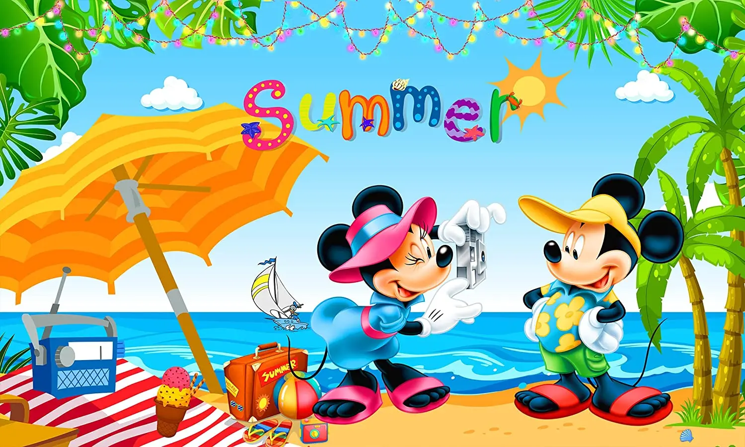 Mickey Mouse Summer Wallpaper