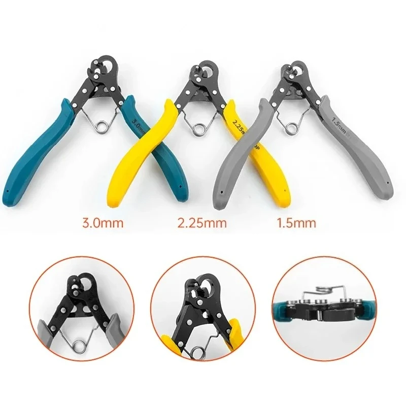 9-pin Pliers 1.5/2.25/3.0mm Wire Rolling Plier Jewelry Making Tool Wire ...