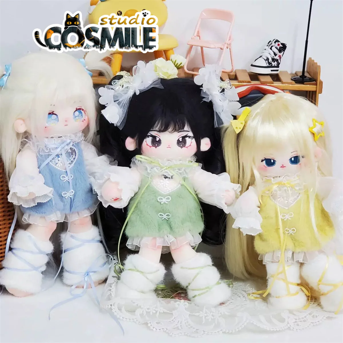 Kpop-Idol-Gal-Fashion-Y2K-Abby-Style-Dress-Skirt-Stuffed-20cm-25cm-30cm ...