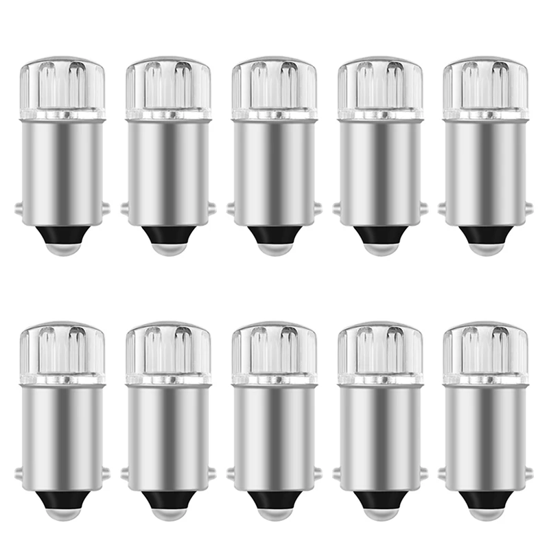 10x-BA9S-T4W-LED-Car-light-bulb-T2W-T3W-H5W-interior-Car-LED-License ...
