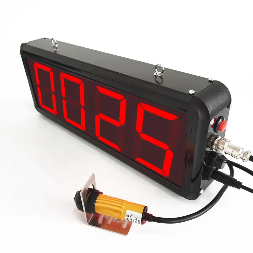 LED-large-screen-automatic-induction-counter-infrared-conveyor-belt ...