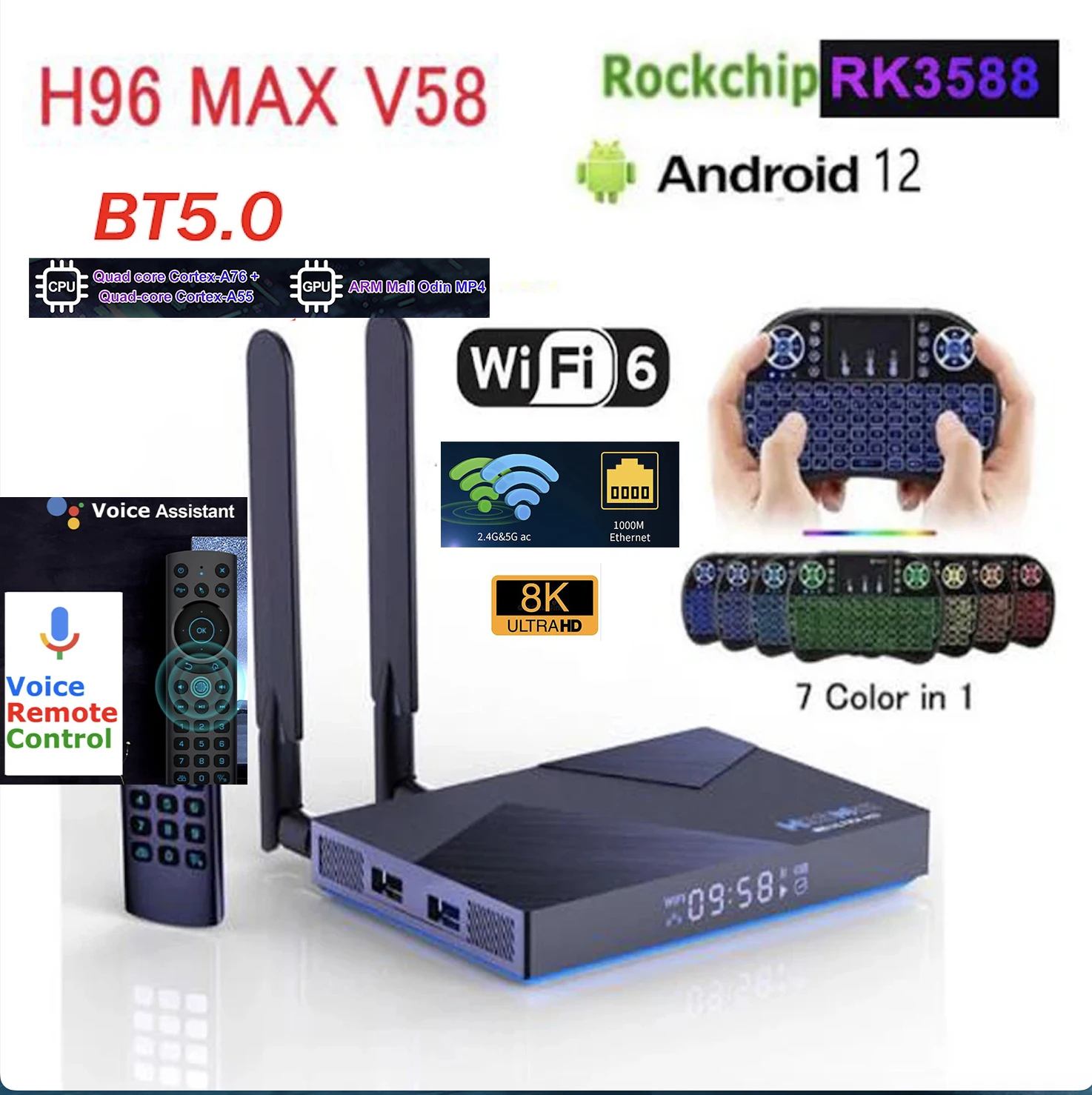 H96-MAX-V58-TV-Box-Android12-8GB-64GB-RK3588-Support-4K-BT5-0-Dual-Wifi ...