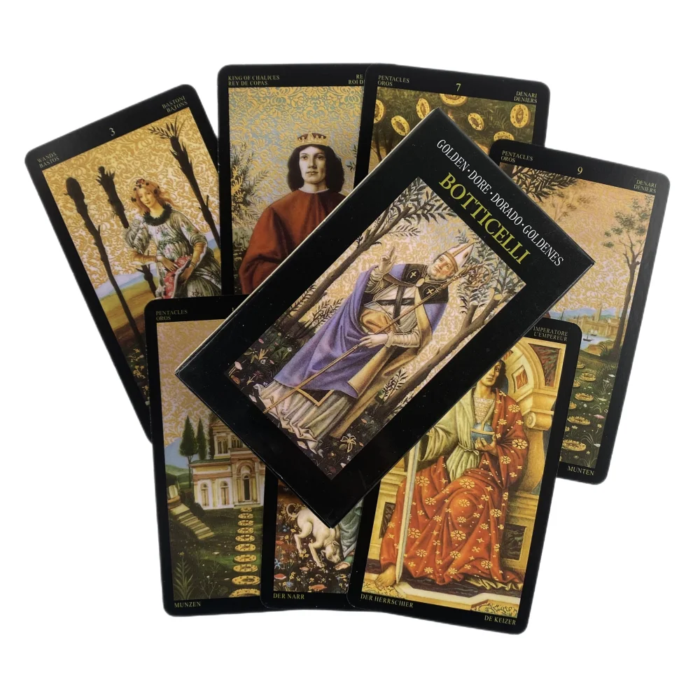 Golden-Dore-Botticelli-Tarot-Cards-Divination-Deck-English-Versions ...