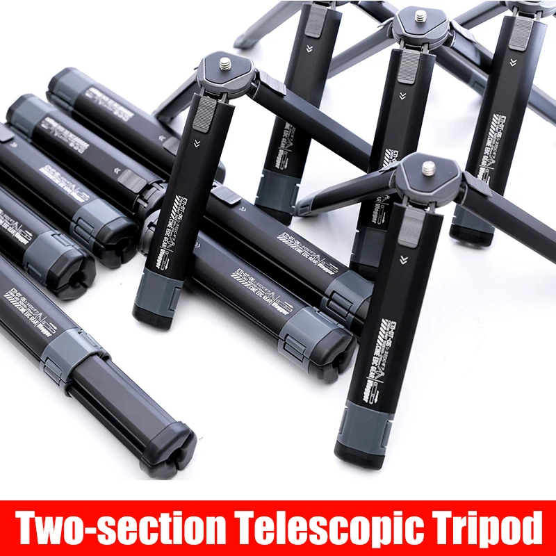 Vlogger DT-05 Universal Two-section Telescopic Tripod Stand Camera ...