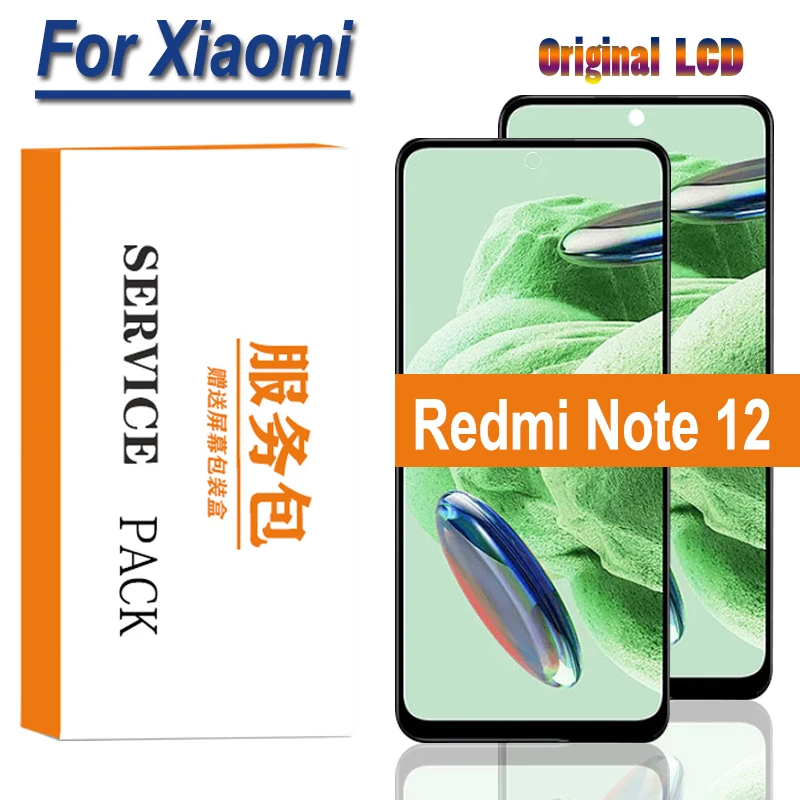 6.67”Original For Xiaomi Redmi Note 12 LCD Display Screen Touch Panel ...
