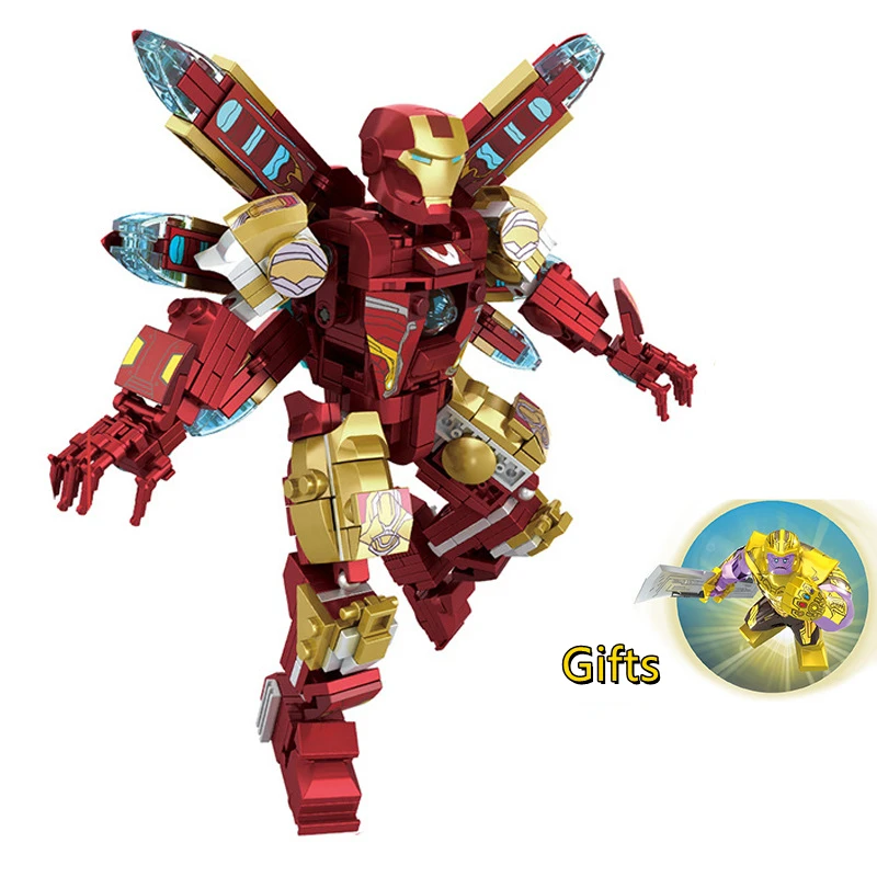 Iron Man Building Block Kids | Avengers Building Blocks | Bricks Sets ...