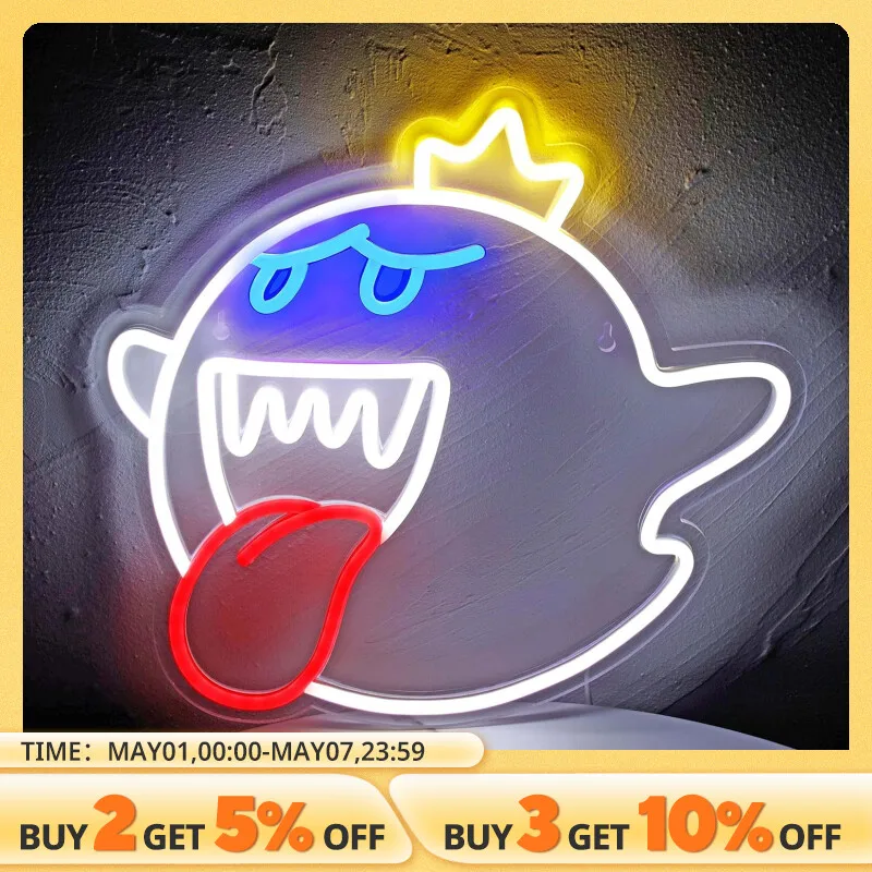 Neon-Sign-LED-Neon-Light-Mario-Lamp-Acrylic-Sign-for-Game-Room-Decor ...