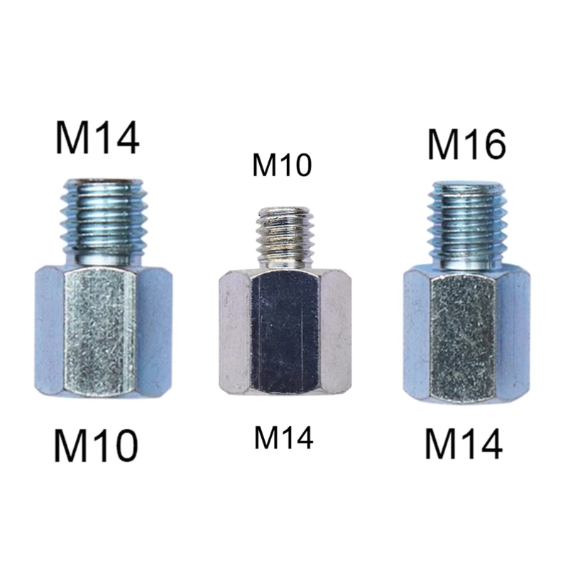 M10 M14 M16 Adapter Angle Grinder Polisher Interface Connector 5/8" M14 ...