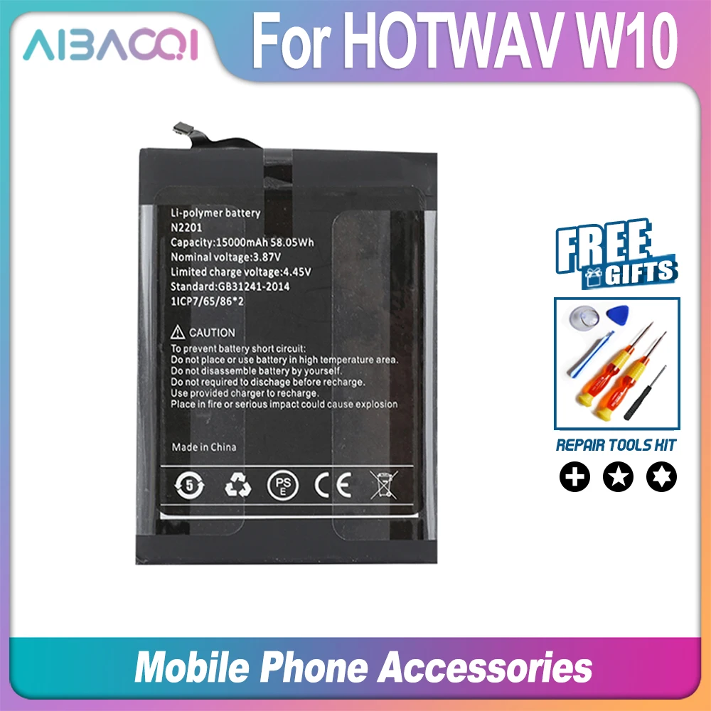 AiBaoQi Original For HOTWAV W10 T7 NOTE 13 CYBER 15 Battery Mobile ...