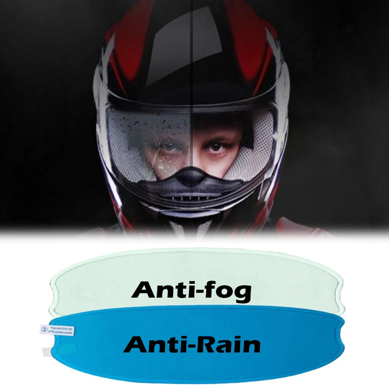 2Pcs-Motorcycle-Helmet-Anti-Fog-Rainproof-Clear-Film-Helmet-Lens ...