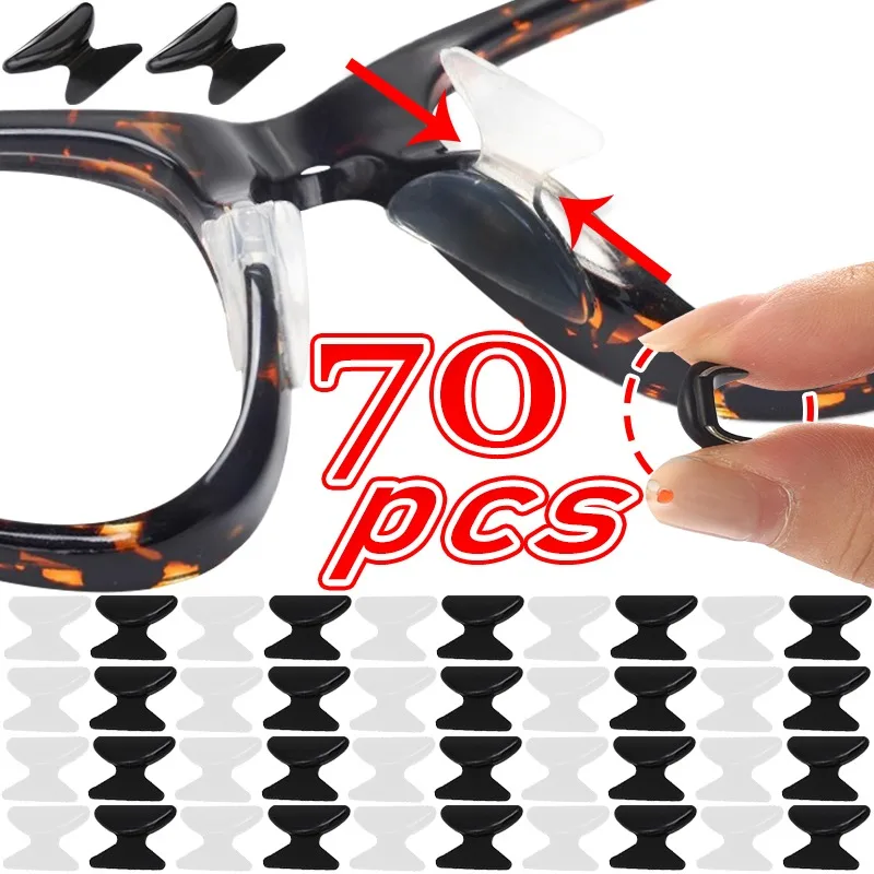 Anti Slip Silicone Glasses Nose Pad Light Eyeglasses Nose Support