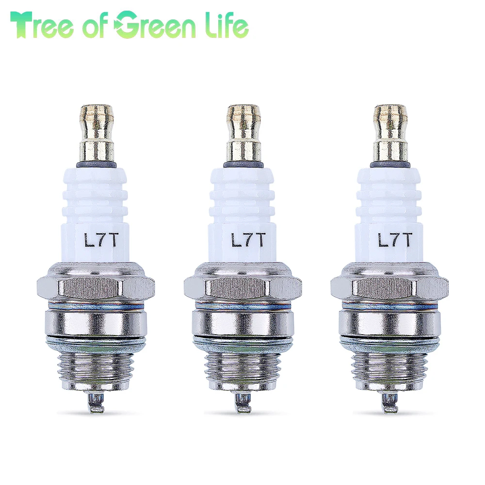 1-2-3pcs-L7T-Spark-Plug-For-Gasoline-Chainsaw-and-Brush-Cutter-motosierra-gasolina-Chainsaws ...