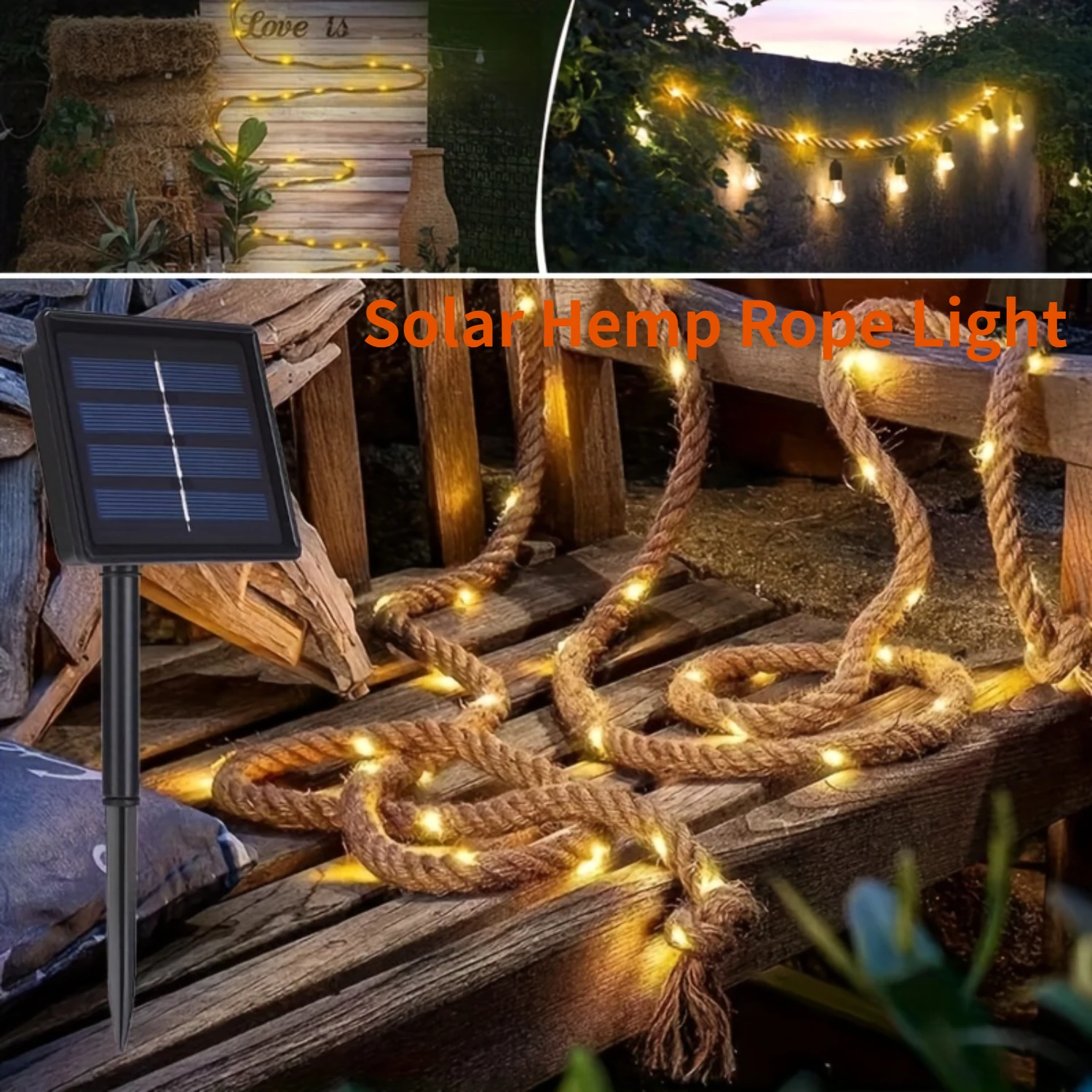 100-200-LEDS-Outdoor-Solar-Retro-Hemp-Rope-Light-8-Lighting-Mode-Warm ...